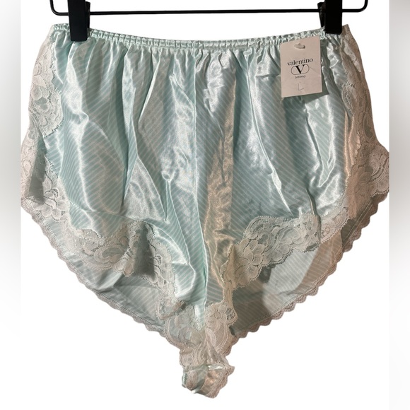 Valentino | Intimates & Sleepwear | Valentino Intimo Bluewhite Lace ...